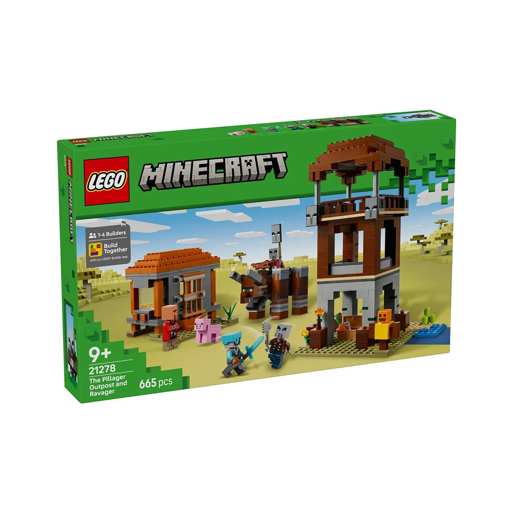 LEGO Minecraft: El Puesto de Avanzada de los Saqueadores y el ...