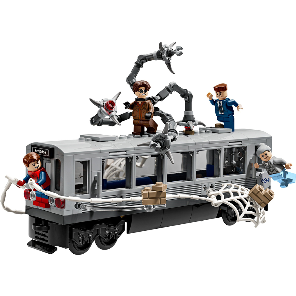 LEGO Marvel: Spider-Man vs. Doc Ock Escena del Tren Subterráneo (76321 ...